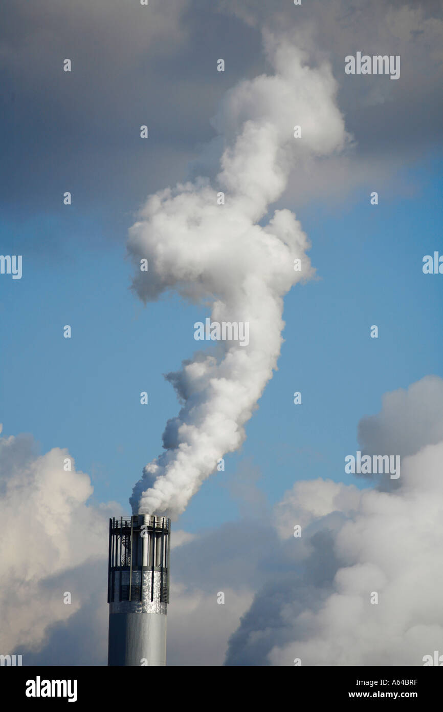 Chimneys with smoke column hi-res stock photography and images - Alamy