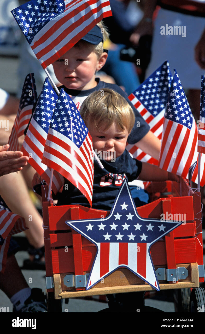July 4th parade Anacortes WA USA Stock Photo - Alamy