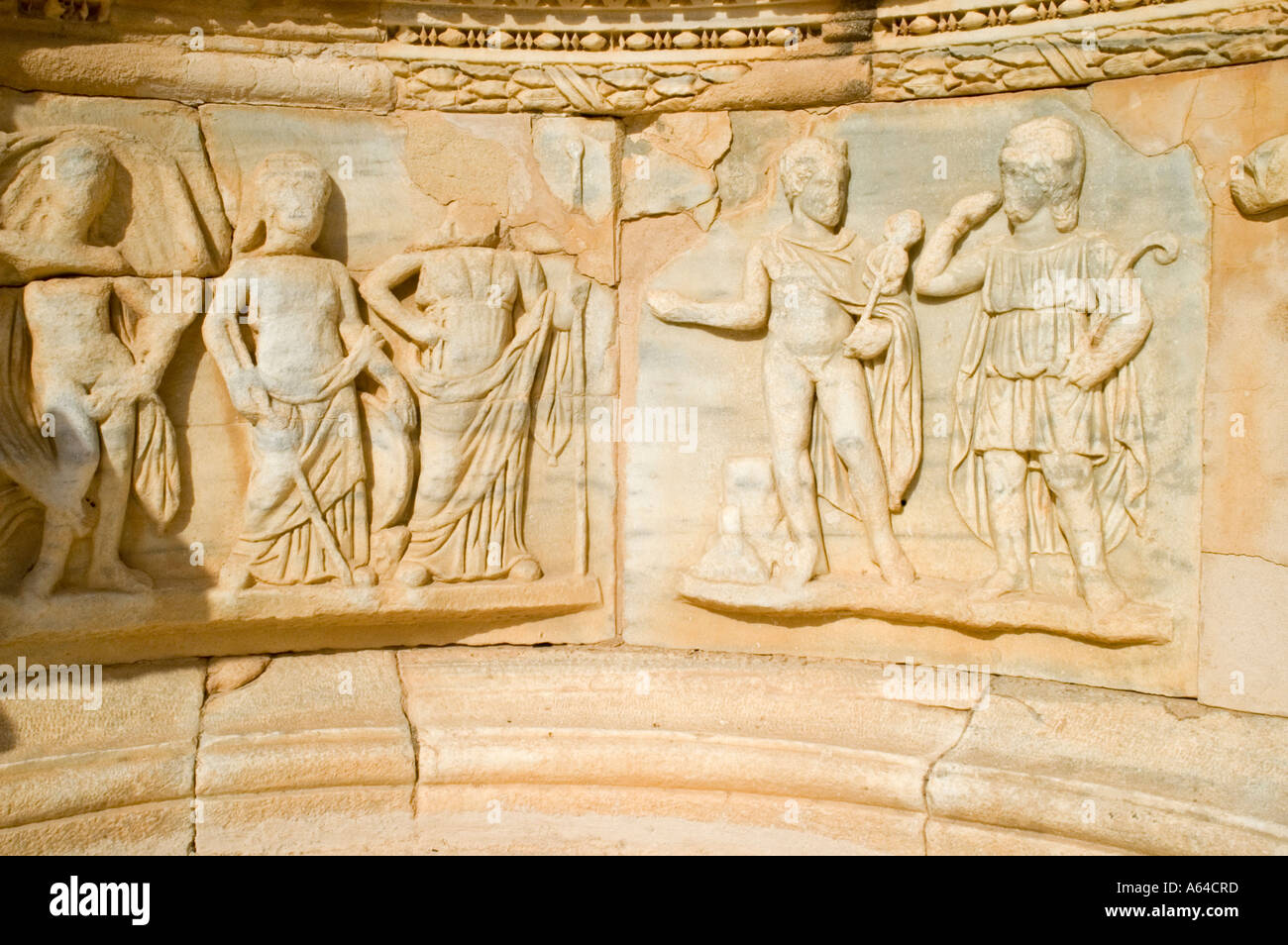 Roman theater of Sabrata Stock Photo - Alamy