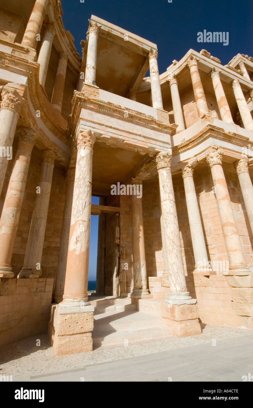 Archeological site of sabrata hi-res stock photography and images - Alamy