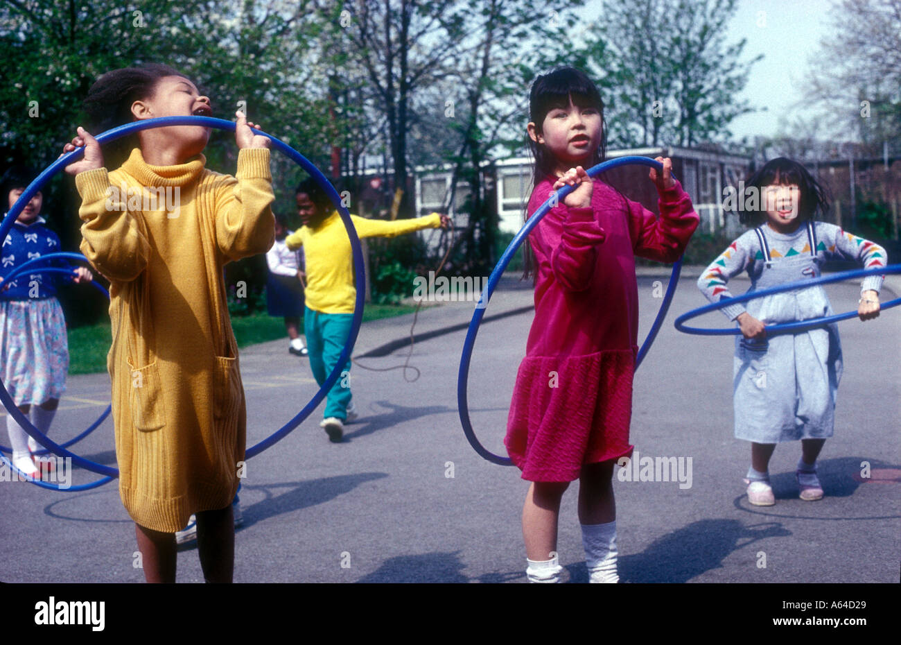 Girls school playground uk hi-res stock photography and images - Alamy