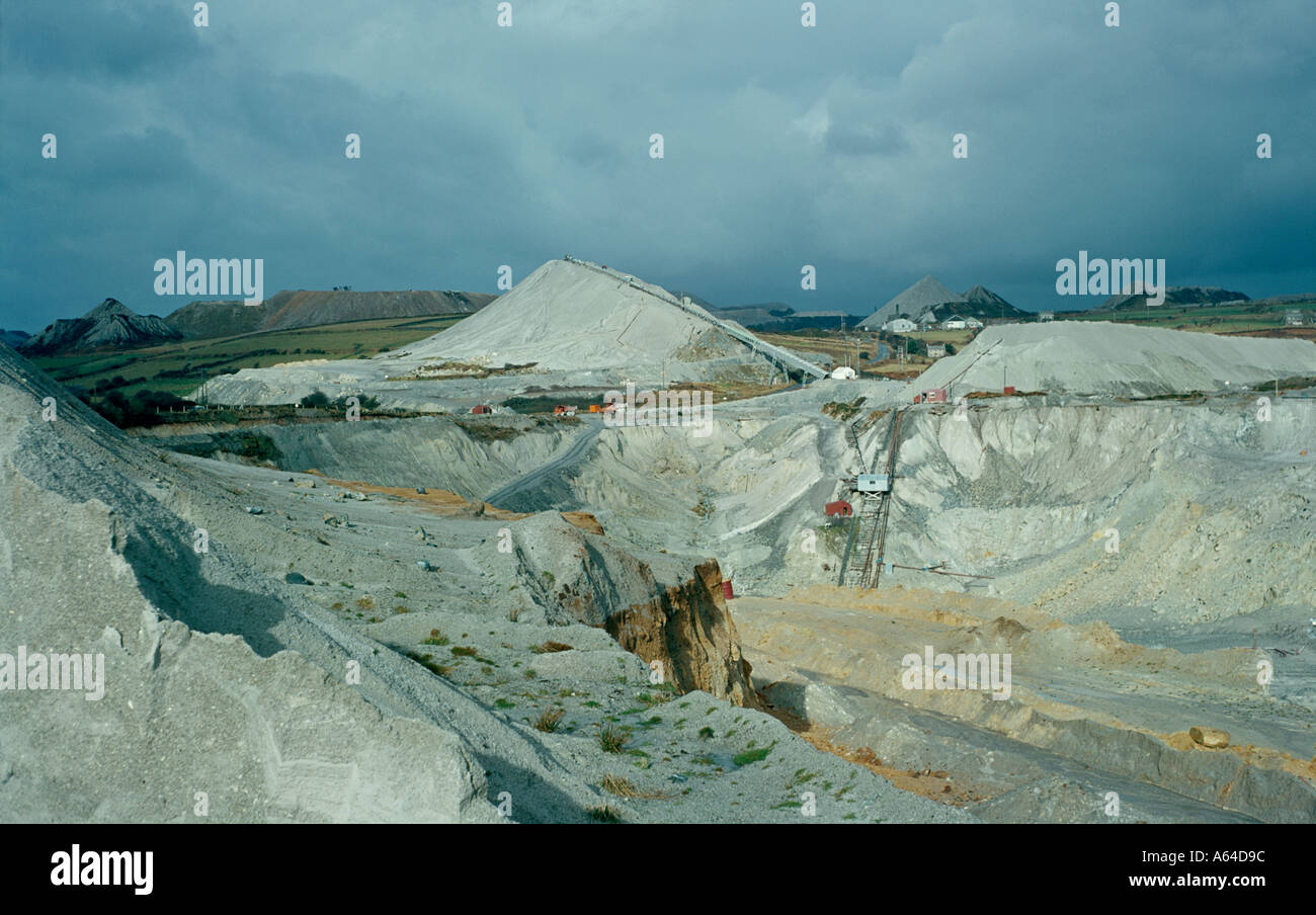 China clay extraction hi-res stock photography and images - Alamy