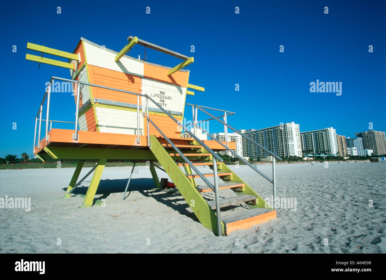 South florida life guard station hi-res stock photography and images ...
