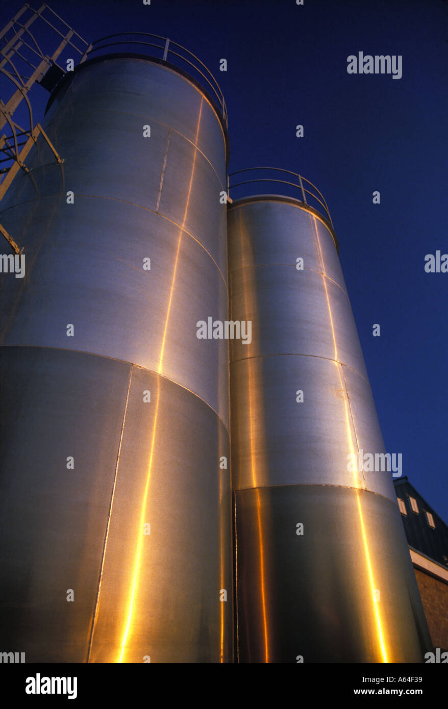 chemical storage tanks Stock Photo - Alamy