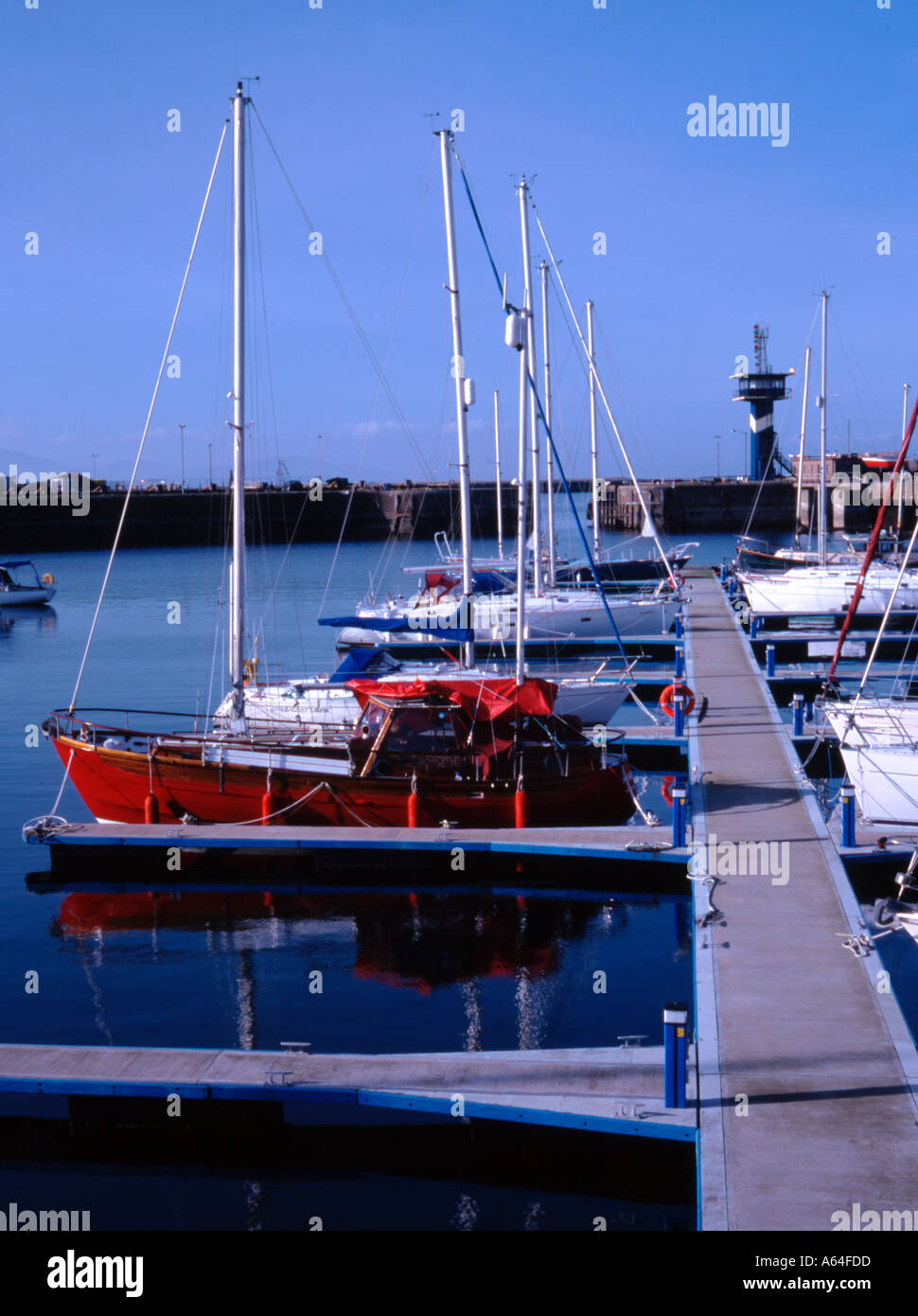 Harbor at Ardrossan Scotland Stock Photo - Alamy