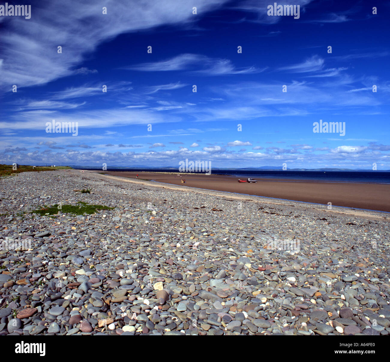 The Beach at Sandhead Scotland Stock Photo - Alamy