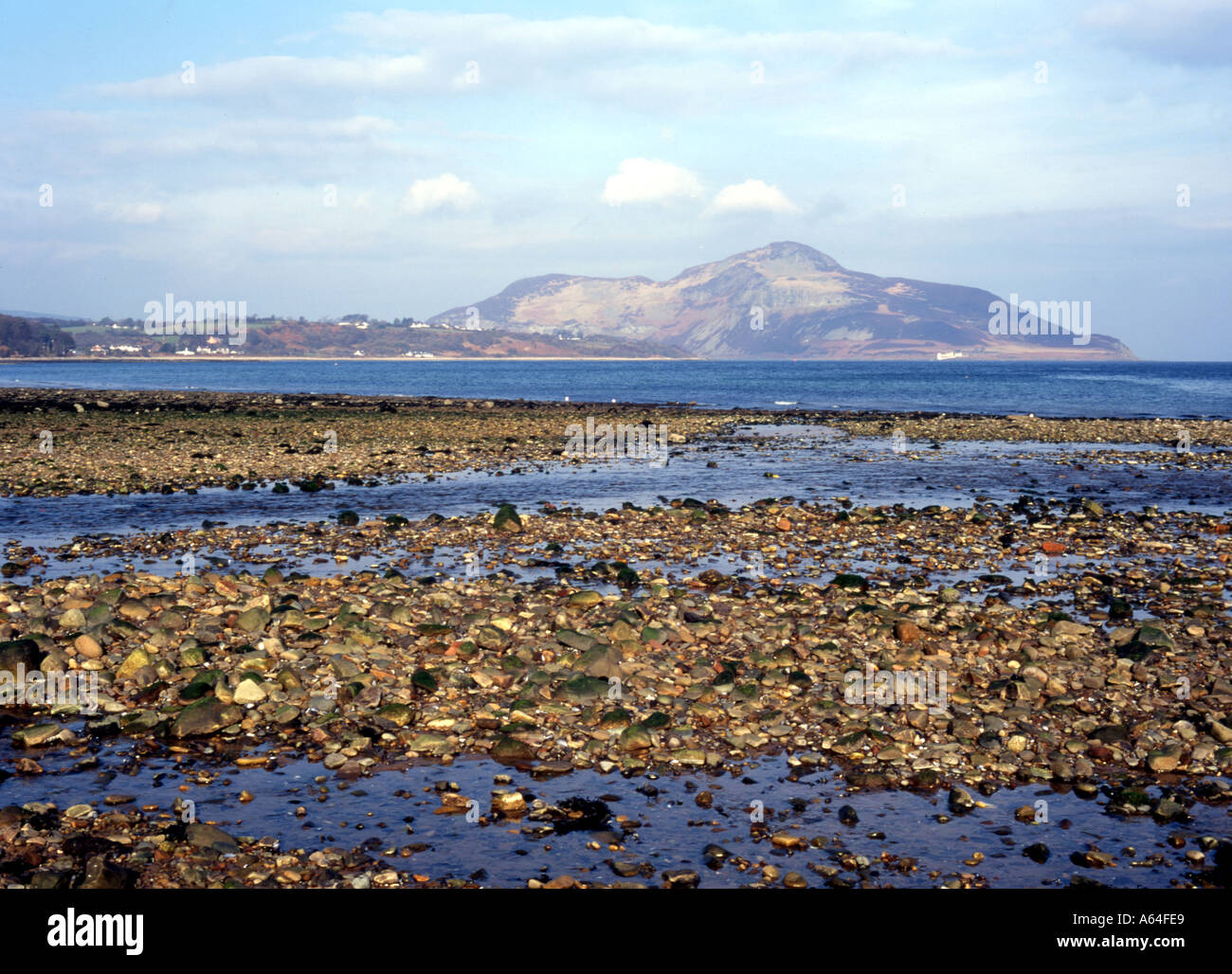Holy Island from Whiting Bay Isle of Arran Scotland Stock Photo - Alamy