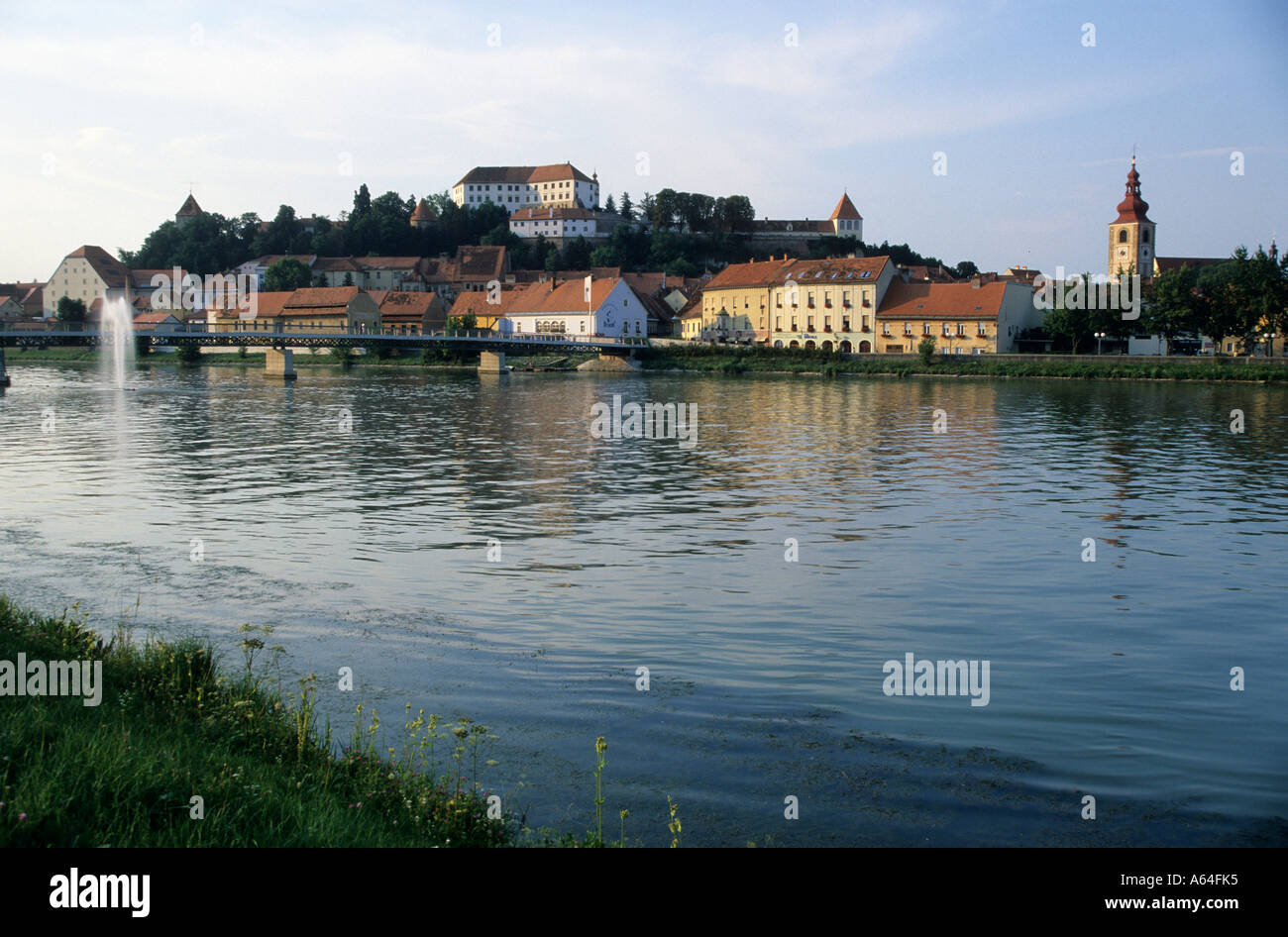 Drau river and promenade hi-res stock photography and images - Alamy