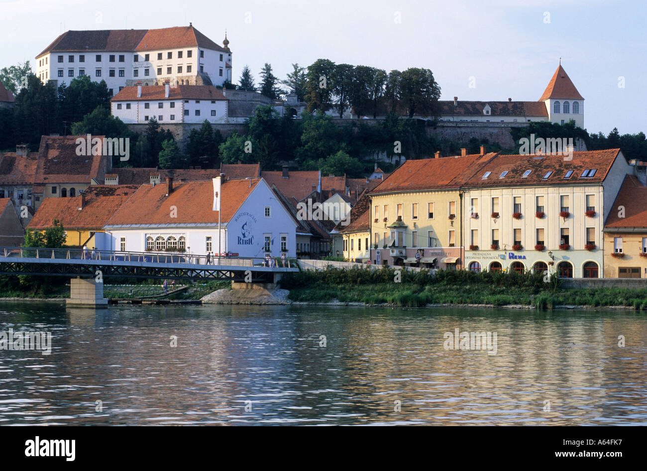 Drau river and promenade hi-res stock photography and images - Alamy