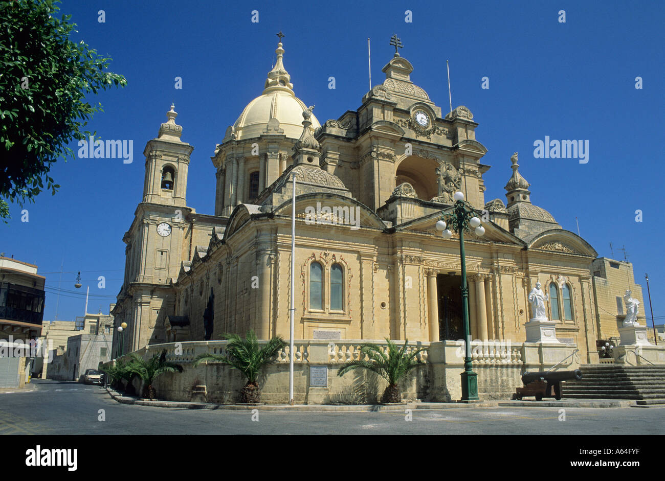 Church of Nadur, Gozo island, Malta Stock Photo - Alamy