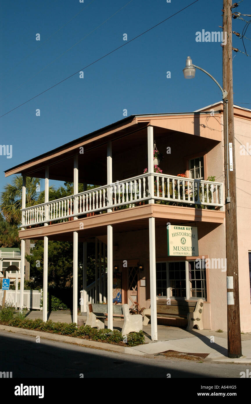 Cedar Key Florida Historical Museum Stock Photo - Alamy
