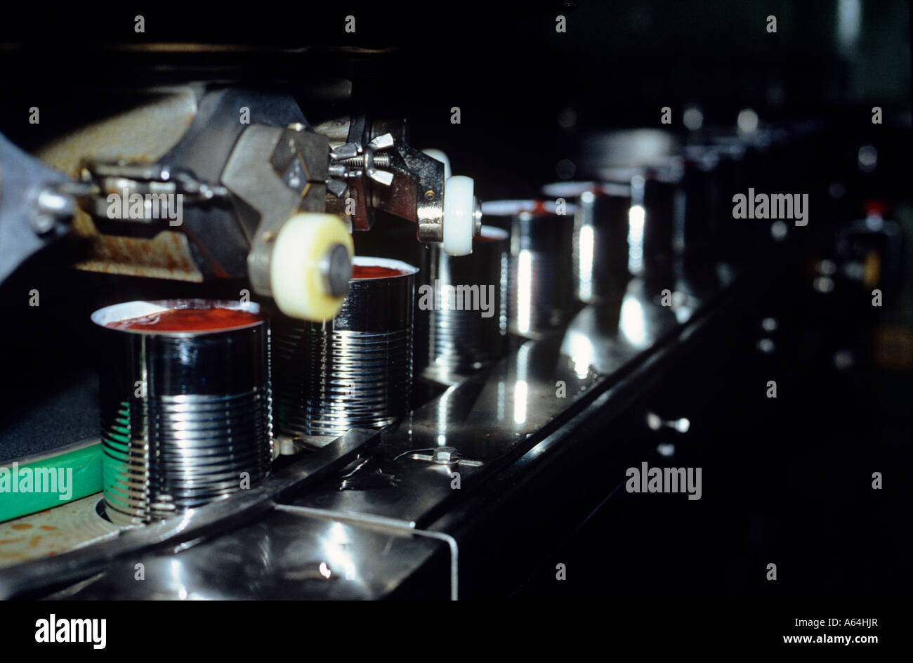 canning plant for tomato sauce Stock Photo - Alamy