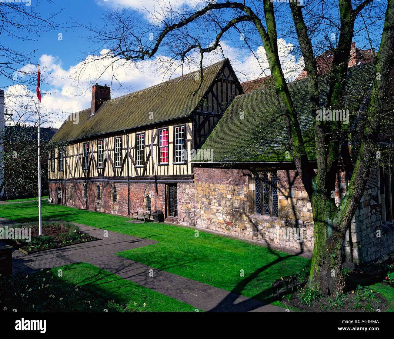 The Merchant Adventurers Hall in York North Yorkshire Stock Photo - Alamy