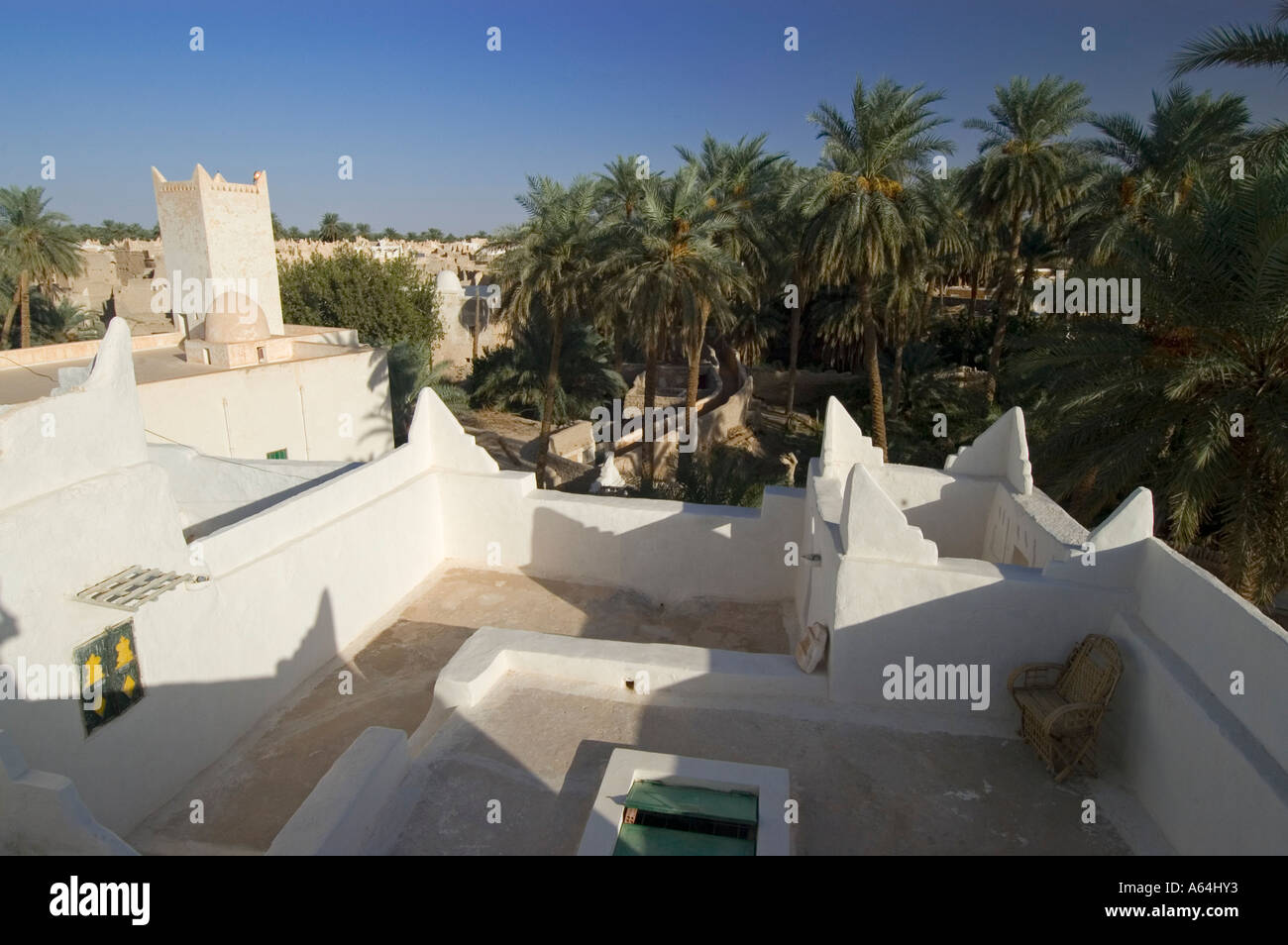 Palm garden of Ghadames, Ghadamis, Unesco world heritage site, Libya ...