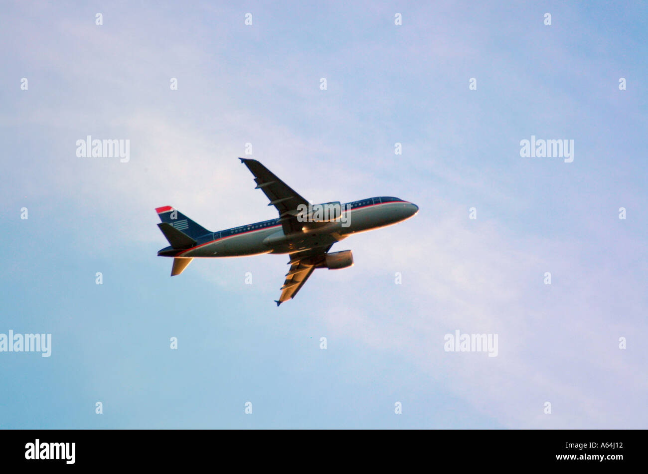 commercial jet jets airplanes aircraft planes jetliner Stock Photo - Alamy