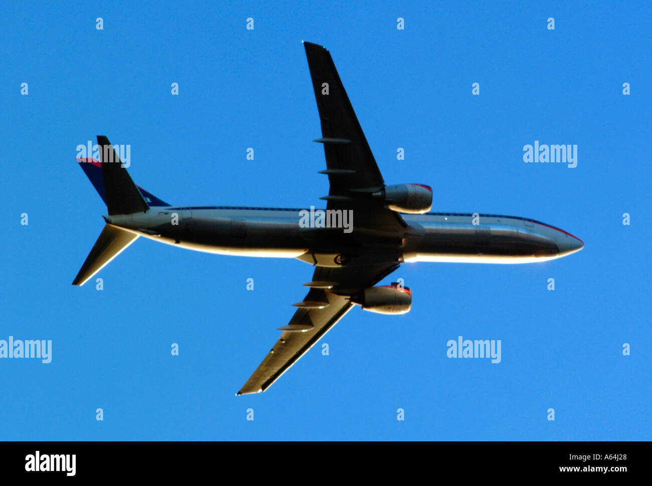 commercial jet jets airplanes aircraft planes jetliner Stock Photo - Alamy