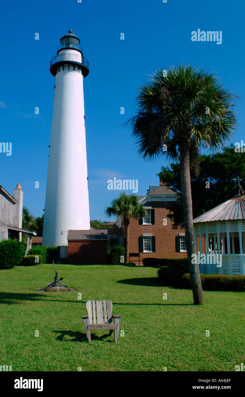 Saint Simons Island Light Station Florida Built 1872 lighthouse ...