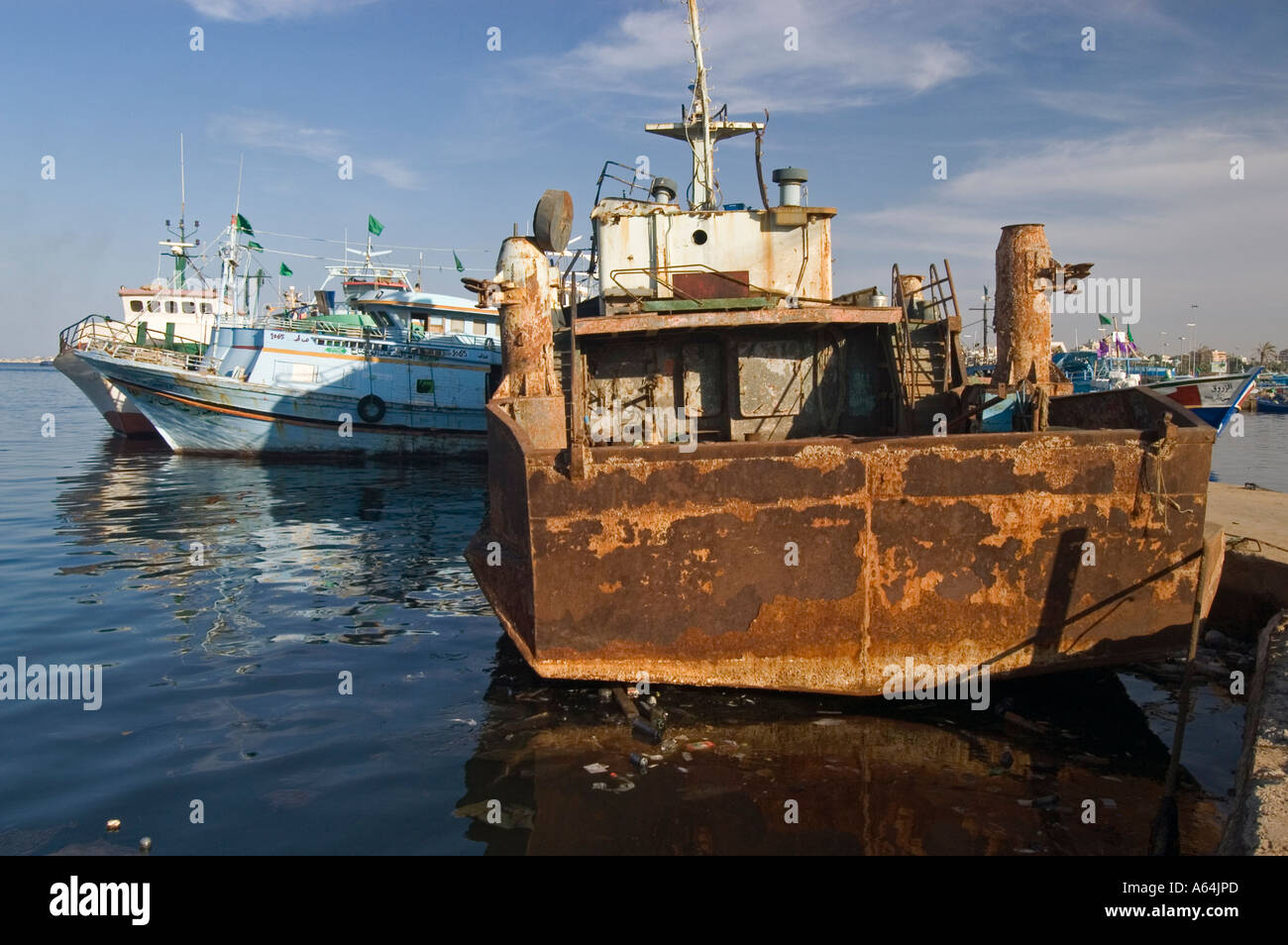 Tripoli libya fishing boat tripoli hi-res stock photography and images ...