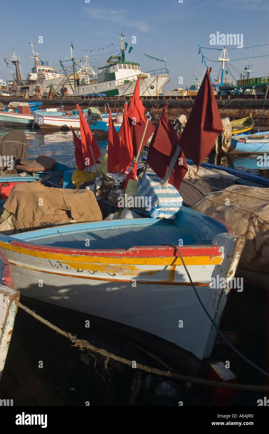 Boats and ships in the harbour of Tripolis, Tripoli, Libya Stock Photo ...