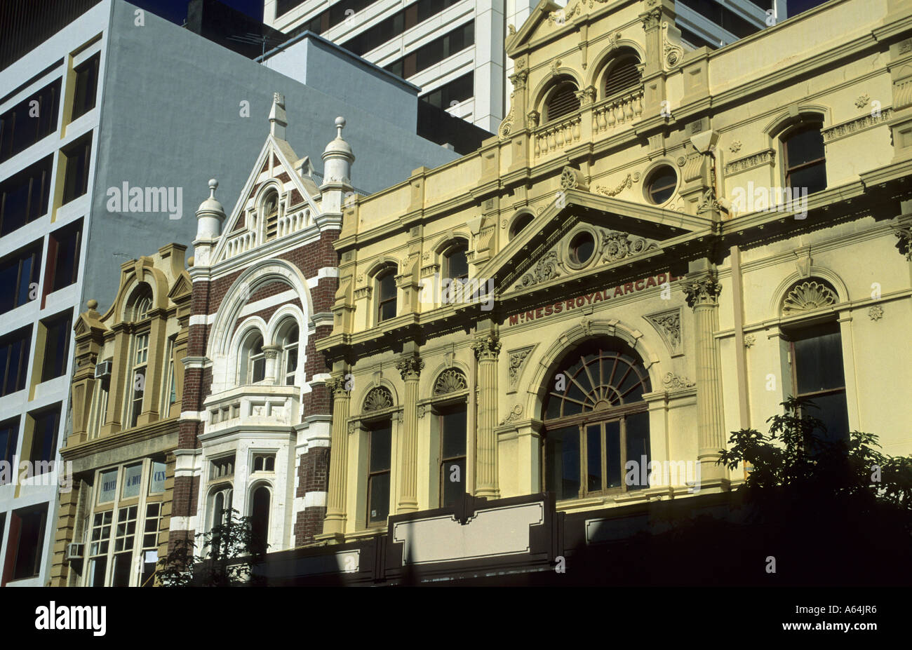 Old and new buildings in downtown Perth, Westaustralia Stock Photo - Alamy