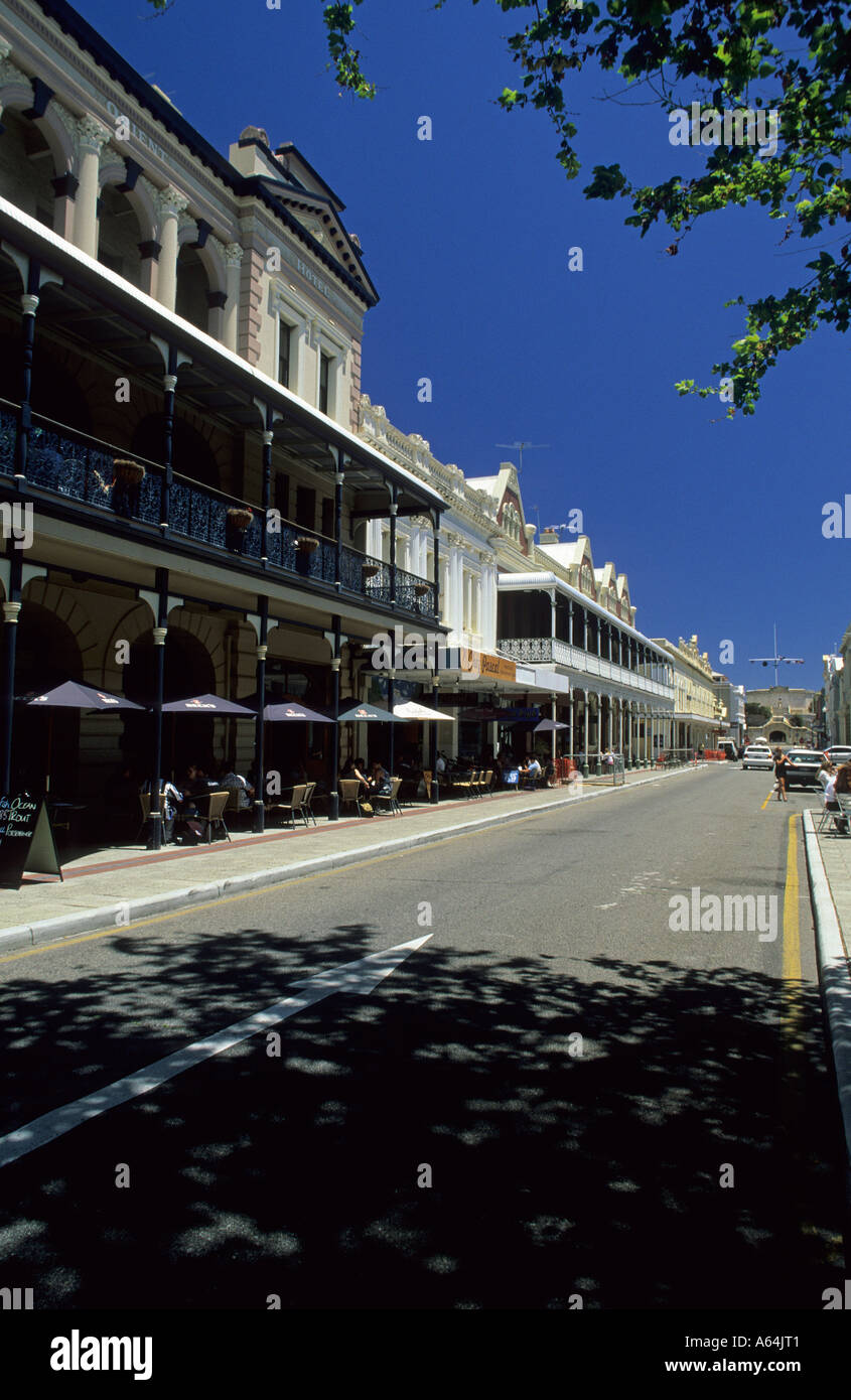 Historic houses in the center of Fremantle, Westaustralia Stock Photo ...