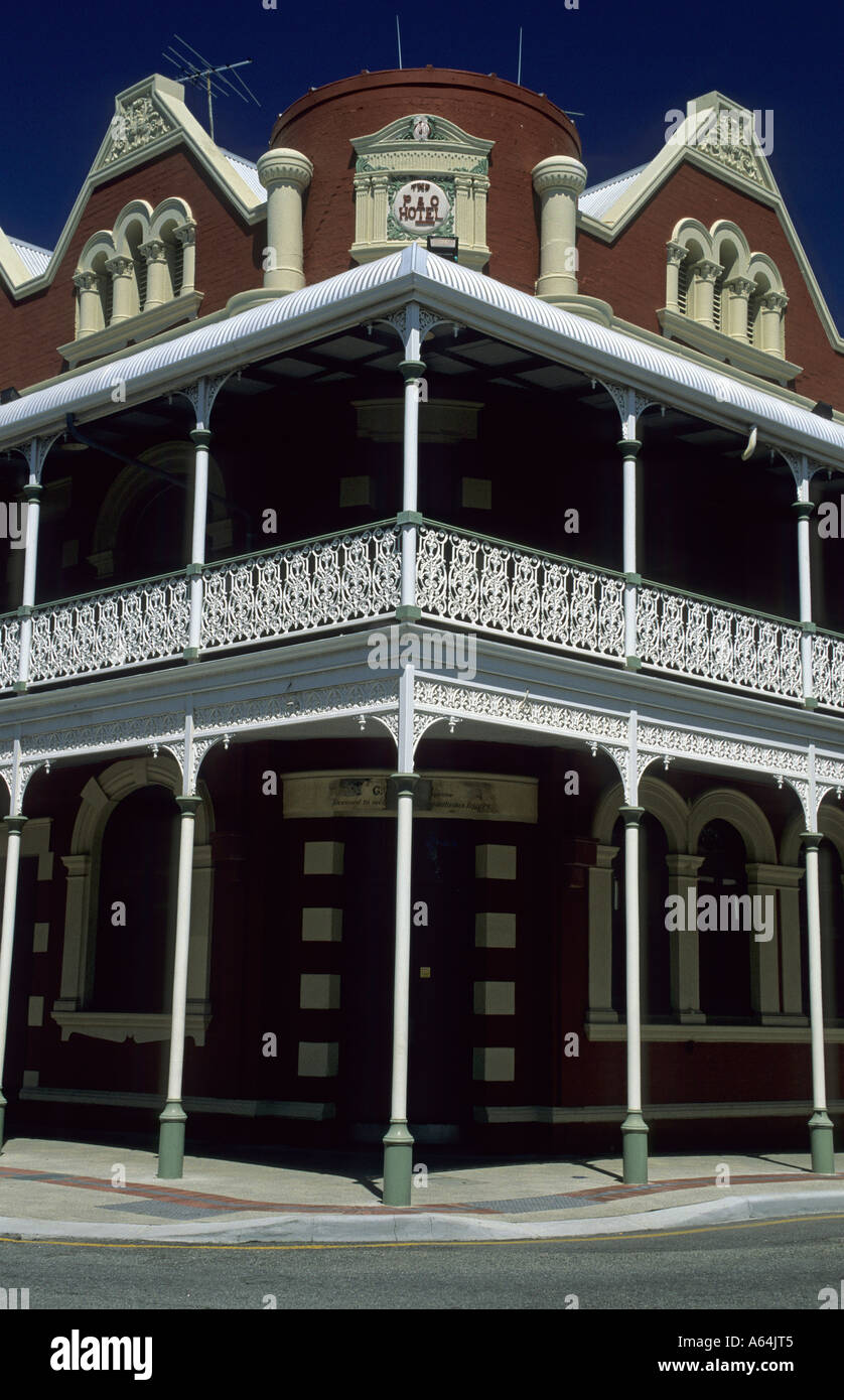 Historic houses in the center of Fremantle, Westaustralia Stock Photo ...