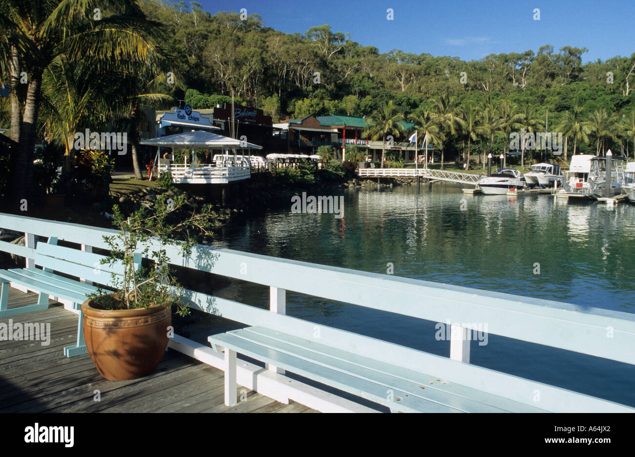 Hamilton island marina village hi-res stock photography and images - Alamy