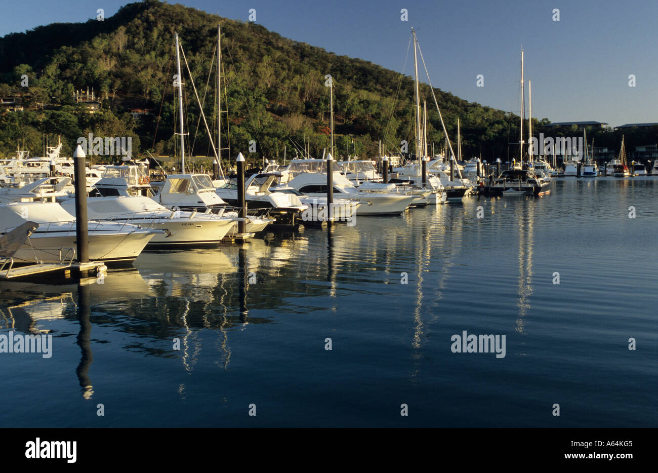 Marina of Hamilton Island, Whitsunday Islands, Great Barrier Reef ...