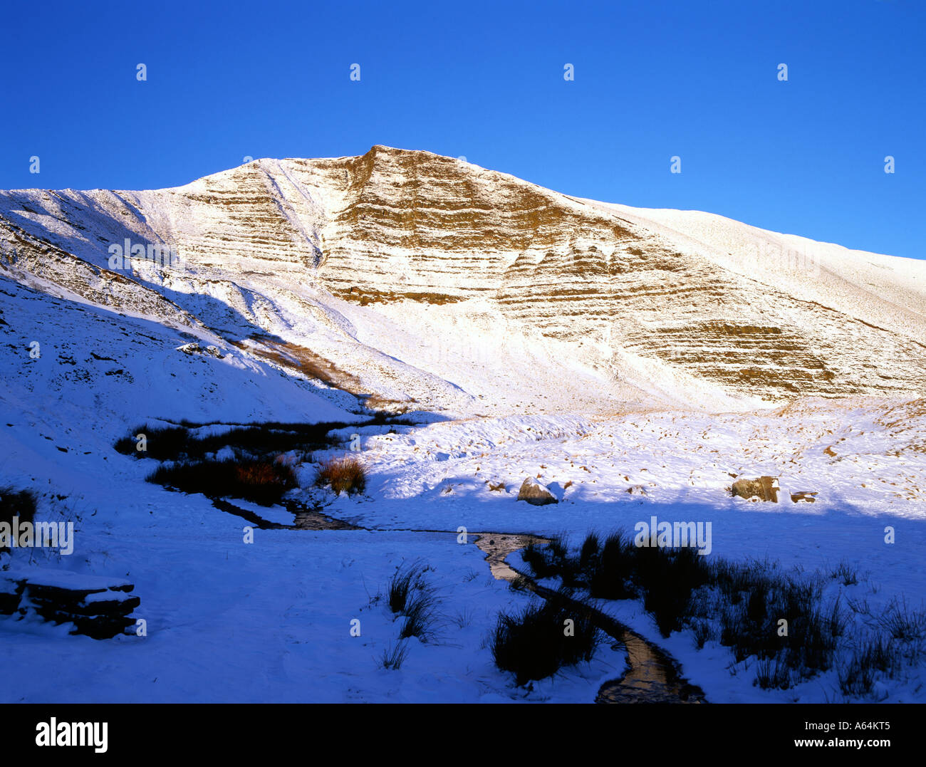 Mam Tor in Winter, the Peak district, Derbyshire Stock Photo - Alamy