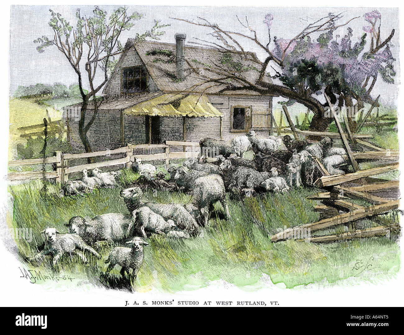 Historic sheep farming hi-res stock photography and images - Alamy