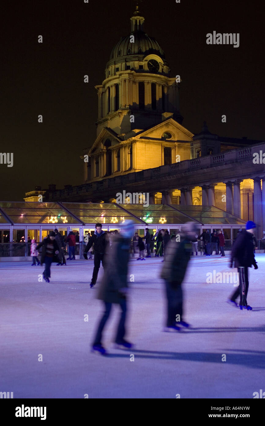 Greenwich ice rink hi-res stock photography and images - Alamy