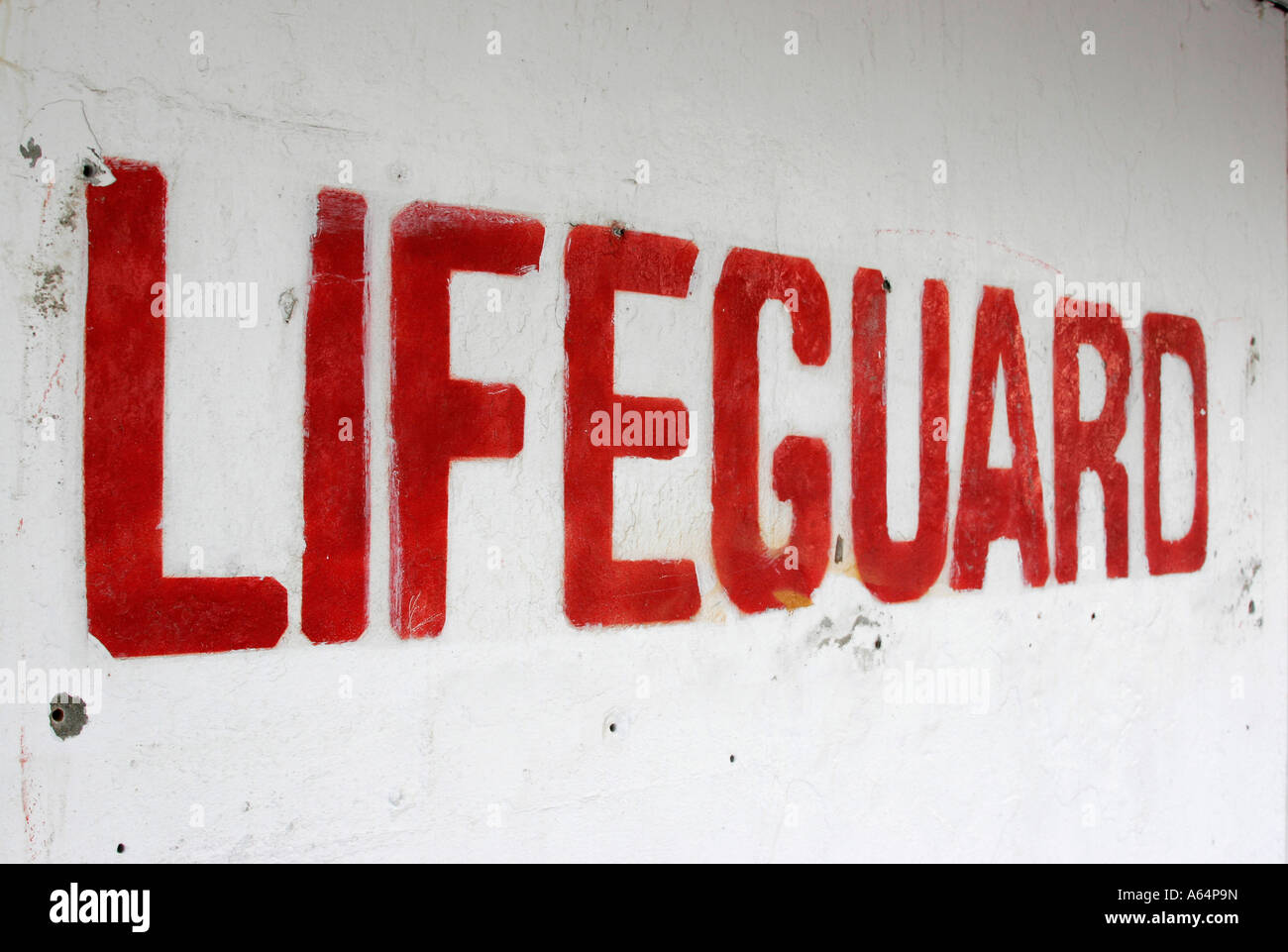 Lifeguard sign in St Ives Cornwall Stock Photo - Alamy
