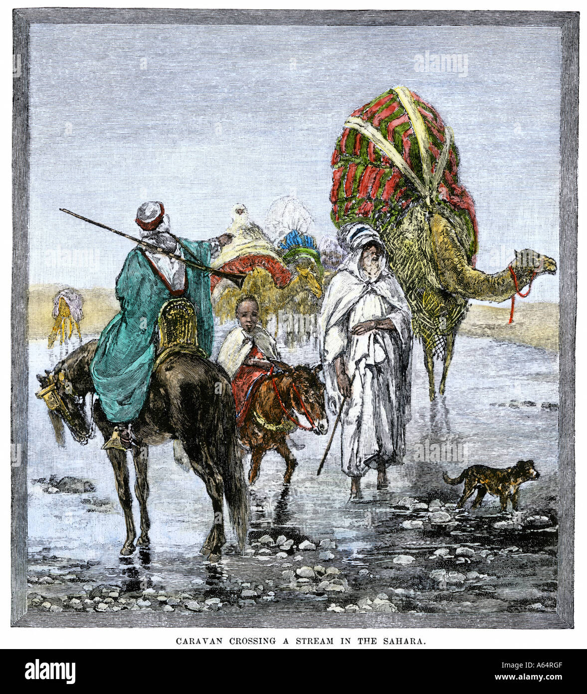 Ancient Muslim Merchants Caravan