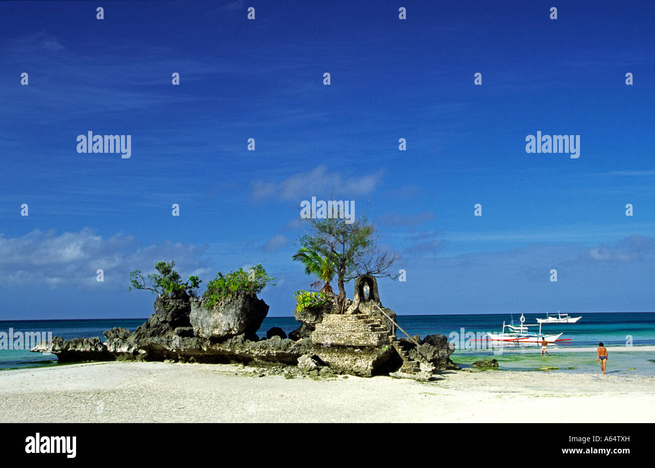 Philippines boracay island virgin hi-res stock photography and images ...