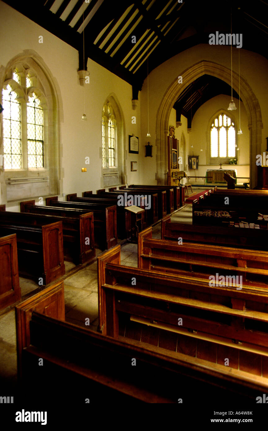 UK Dorset East Lulworth St Andrews church interior Stock Photo - Alamy