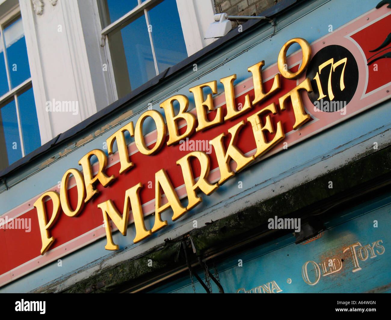Portobello Road Market London England Stock Photo - Alamy