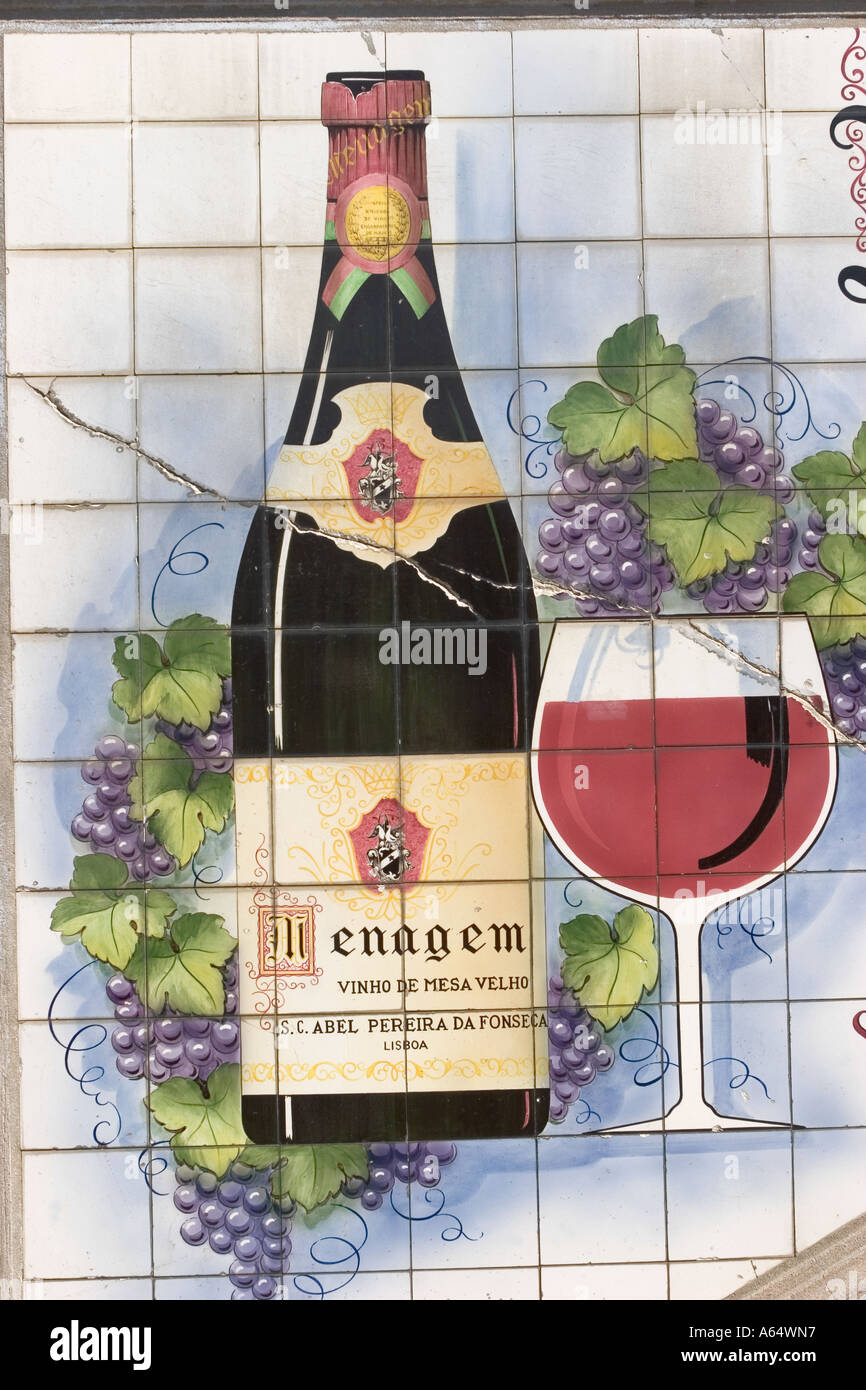 Market Wine Advert Porto Stock Photo - Alamy