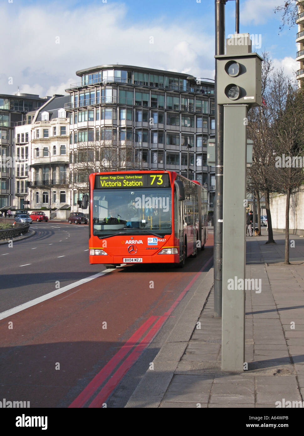 Bus lane technology hi-res stock photography and images - Alamy