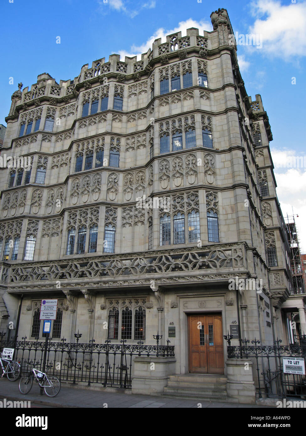 Barclays Bank, Park Lane, London with ornate front Stock Photo - Alamy