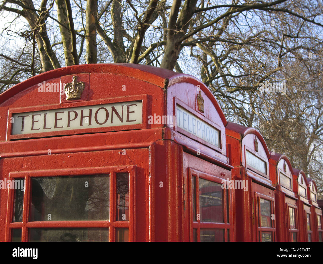 London Telephone Kiosk Stock Photo - Alamy