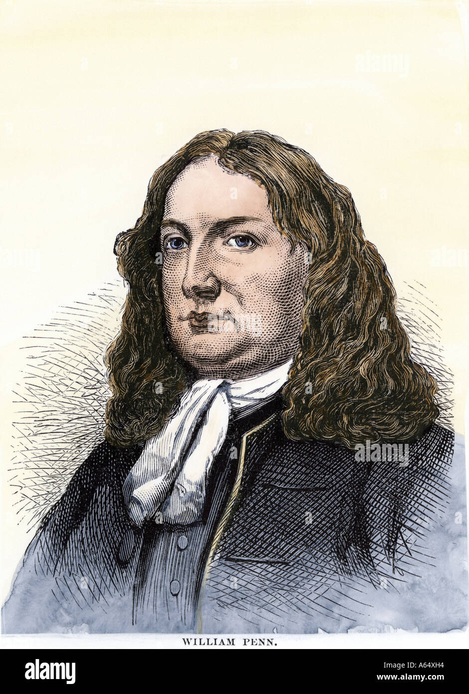 William penn portrait hi-res stock photography and images - Alamy