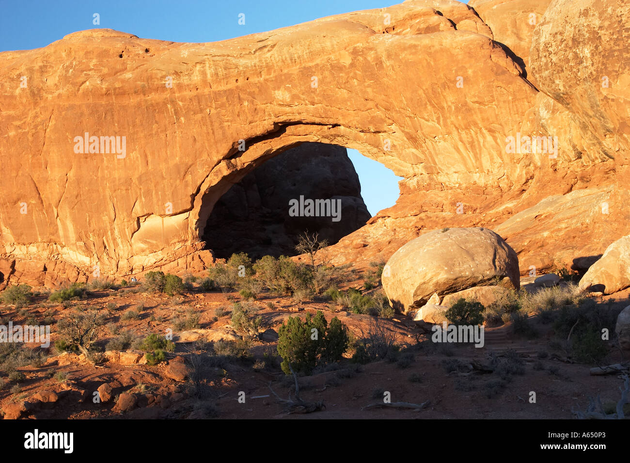 Arches red rock moab utaharch hi-res stock photography and images - Alamy