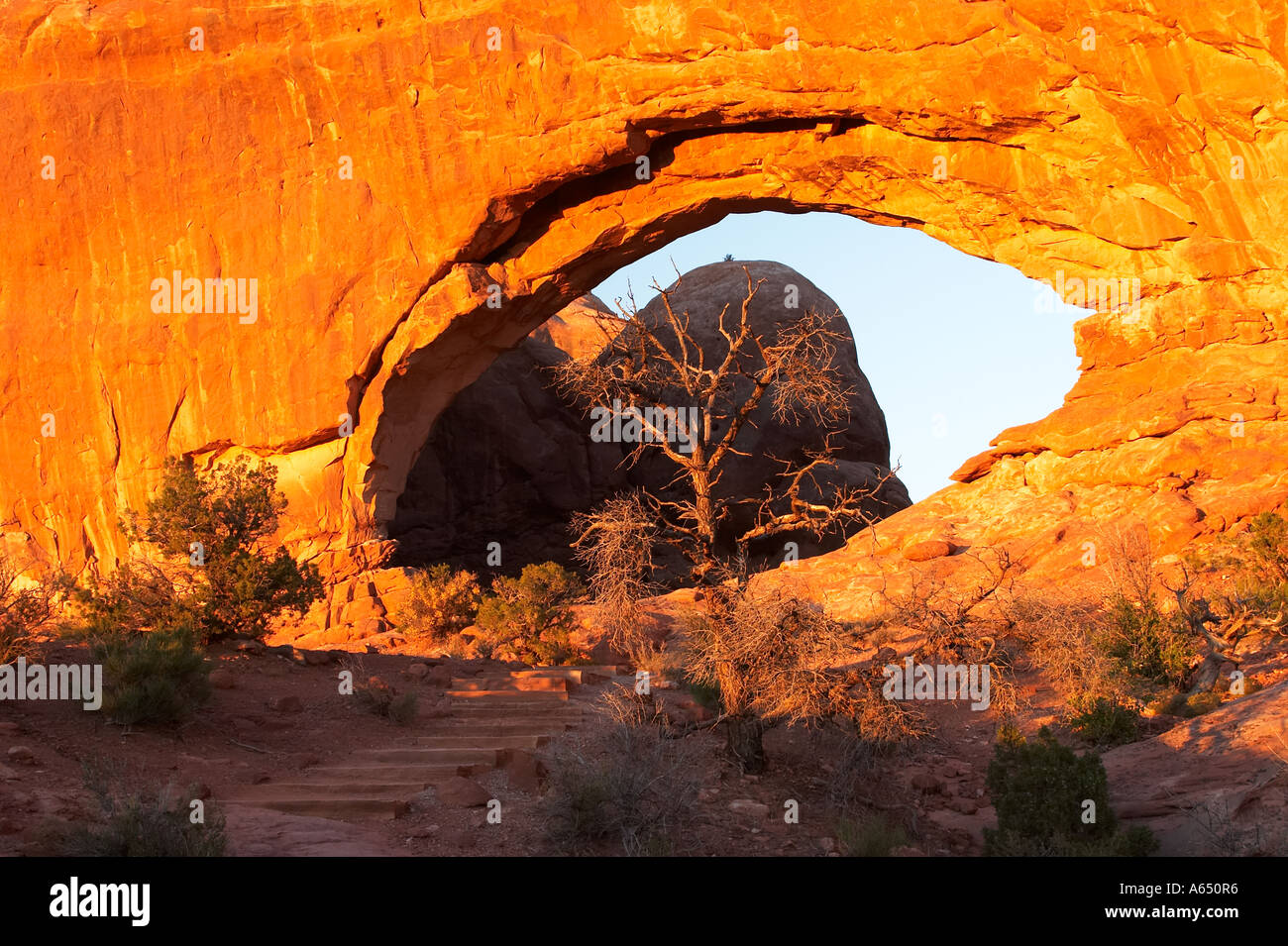 North Window Arches National Park near Moab Utah USA Stock Photo - Alamy