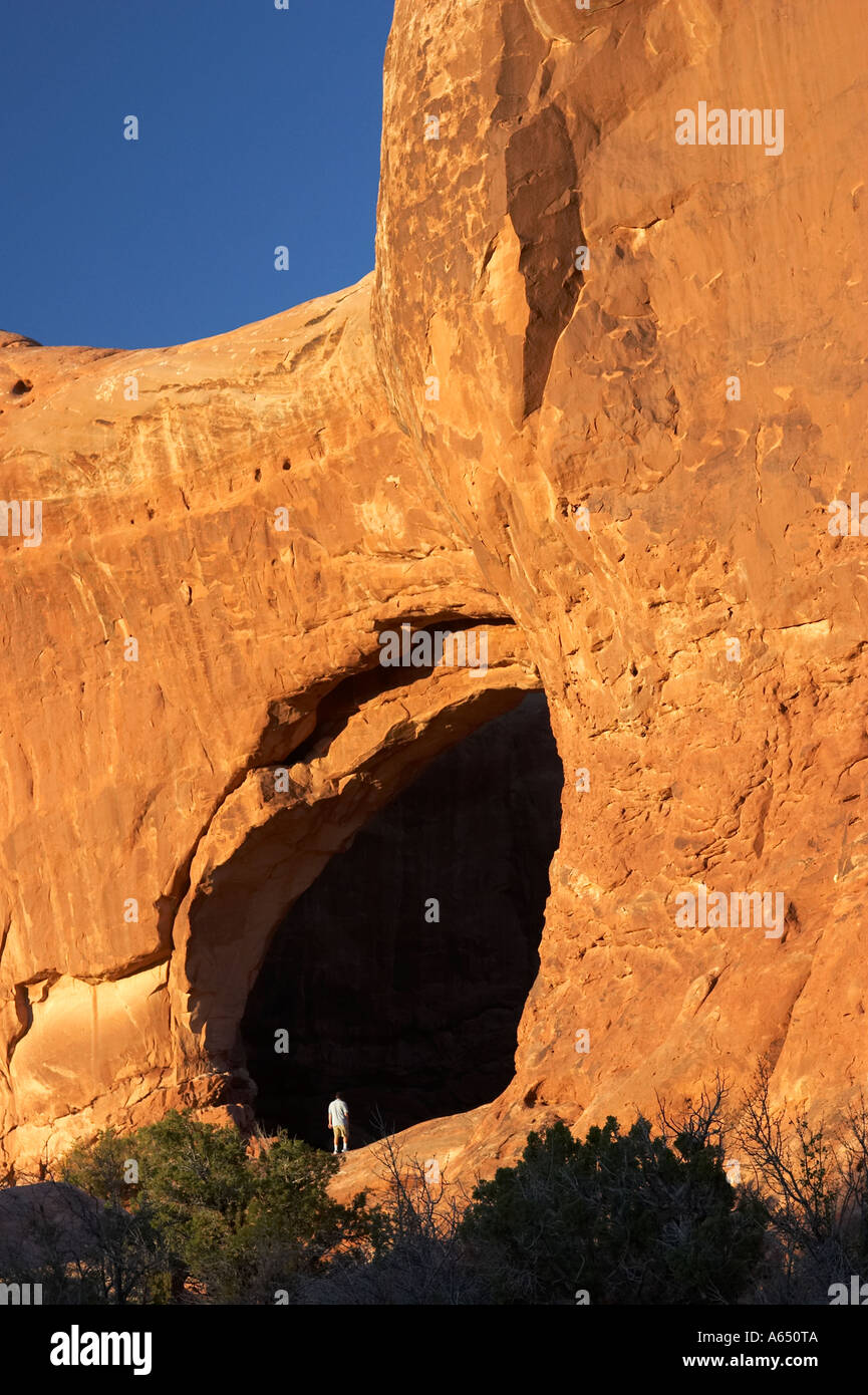 North Arch Arches National Park near Moab Utah USA Stock Photo - Alamy