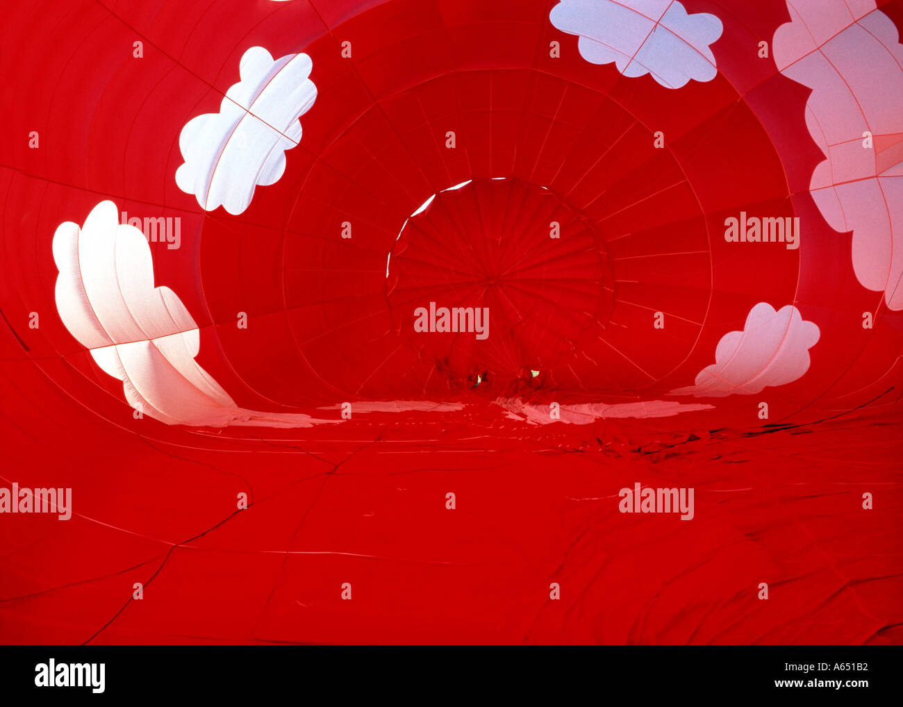 inside a balloon envelope deflate balloon non inflate noninflate Stock ...