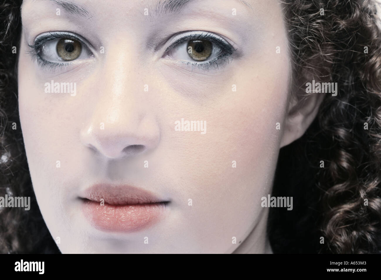 Face of young girl in her 20s Stock Photo - Alamy