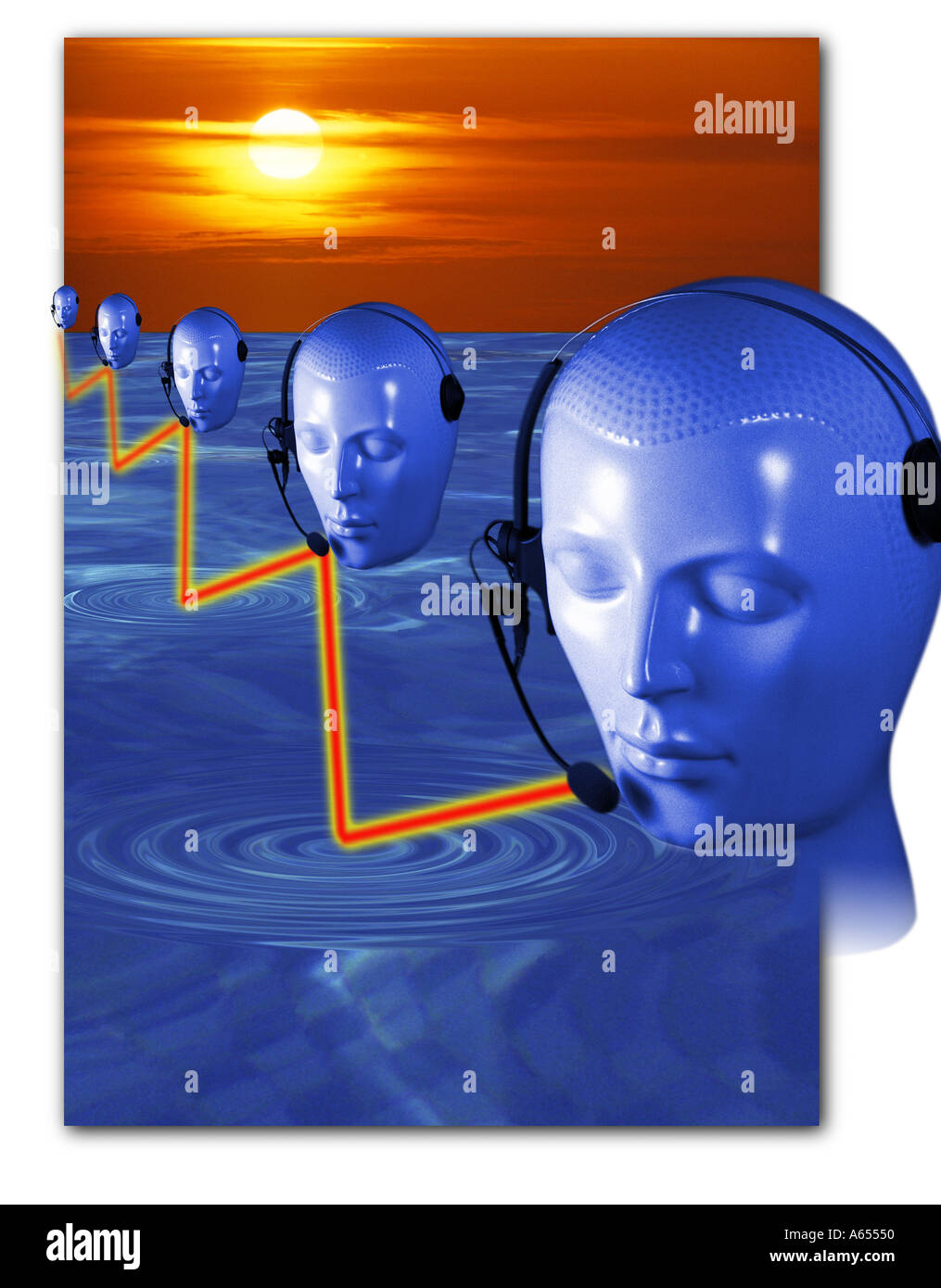 Communication Abstract concept idea Special Effects Stock Photo - Alamy