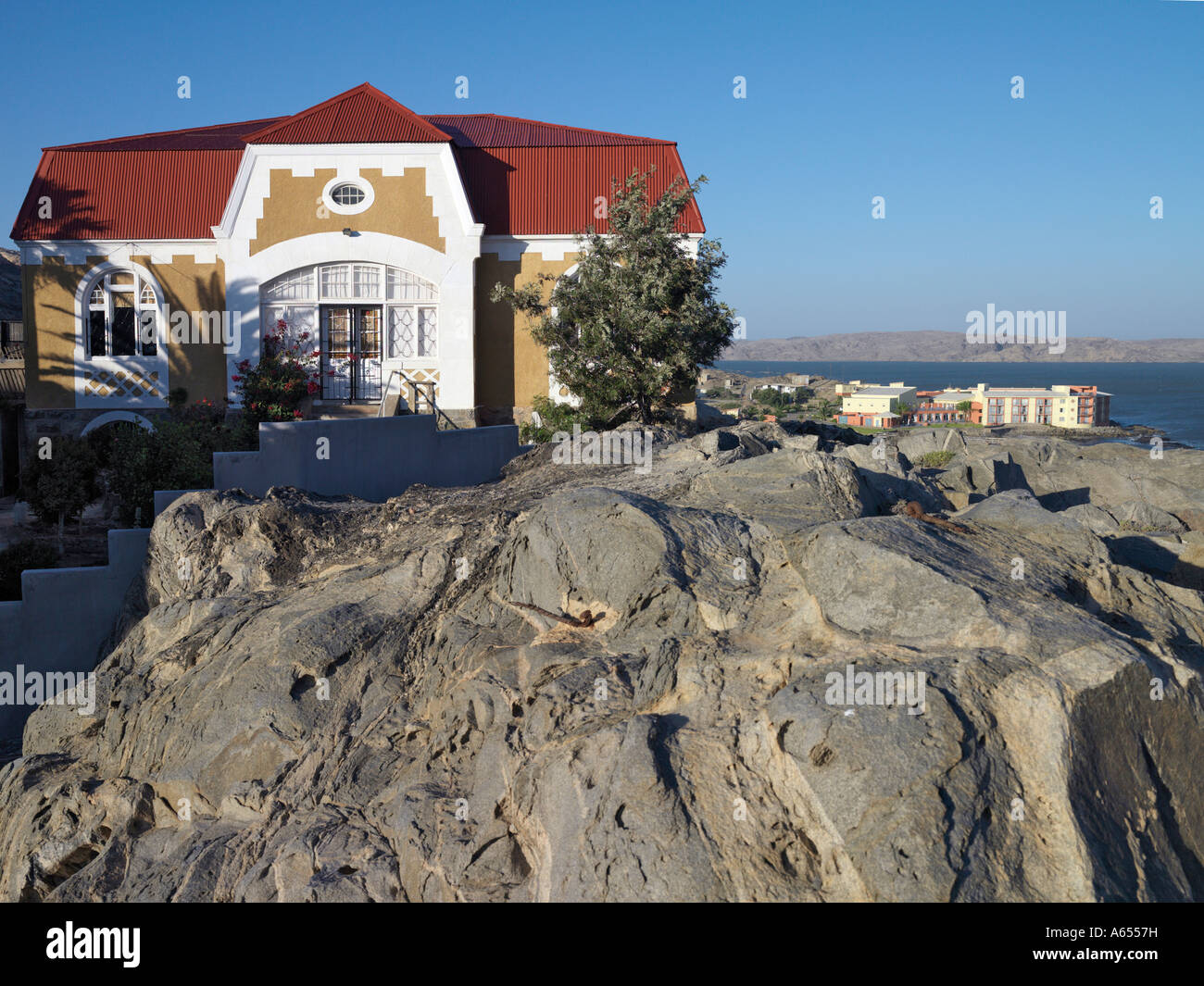 A well preserved German colonial house in Luderitz Stock Photo - Alamy