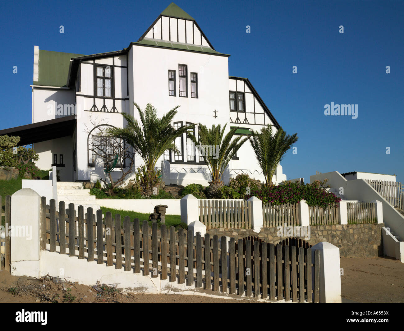 A well preserved German colonial house in Luderitz Stock Photo - Alamy
