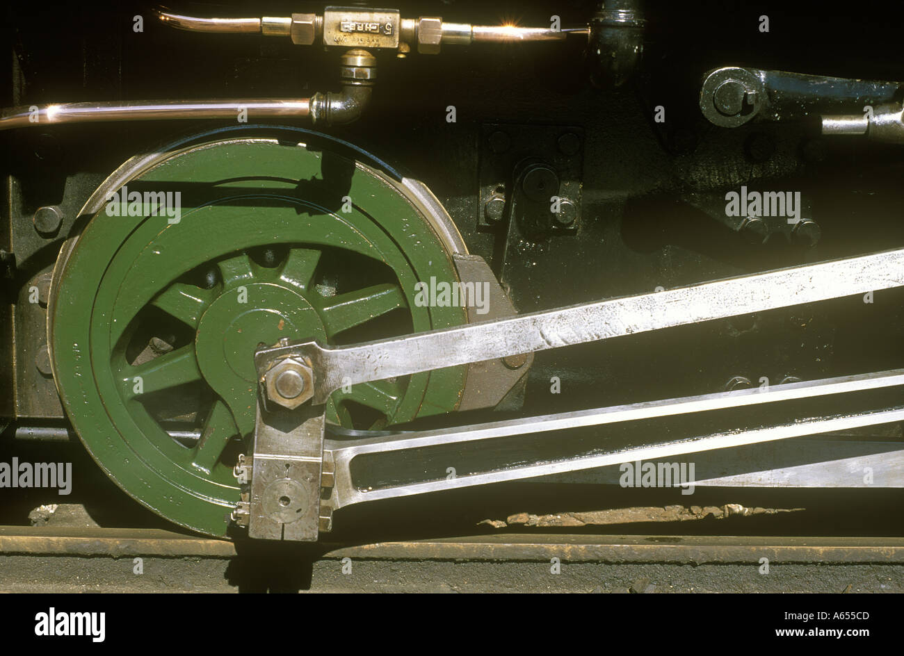 Steam locomotive wheel Stock Photo - Alamy
